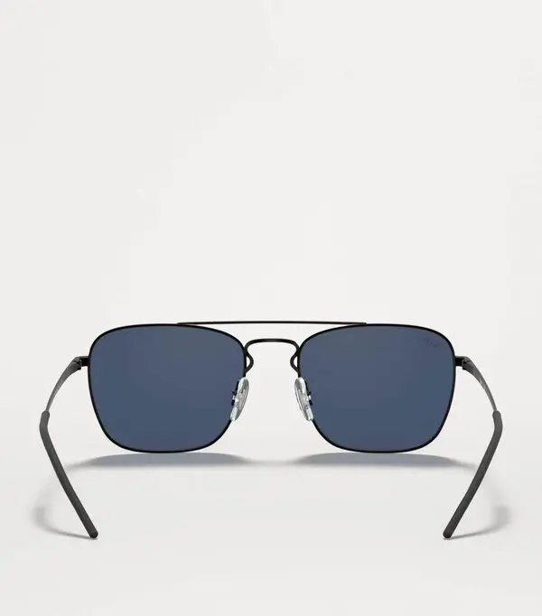Ray-ban Metal Square Sunglasses - Black