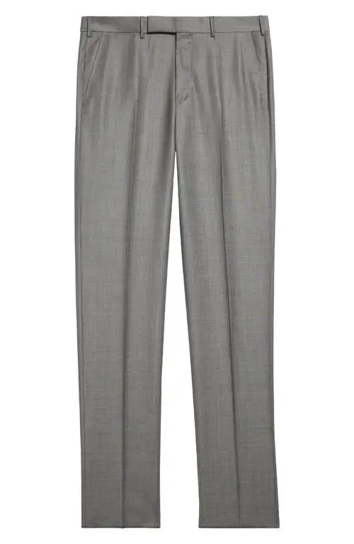 Zegna Mélange Wool Trousers