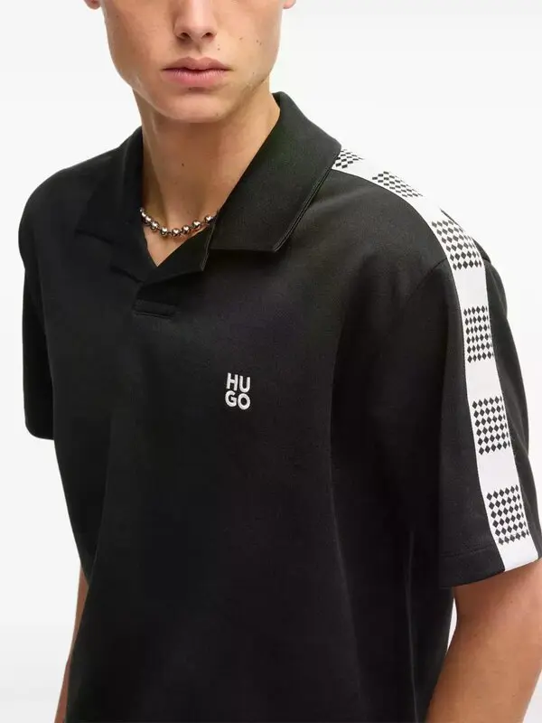 Hugo Logo-embroidered Polo Shirt