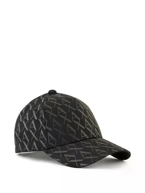 Armani Exchange Logo-print Baseball Cap - Black