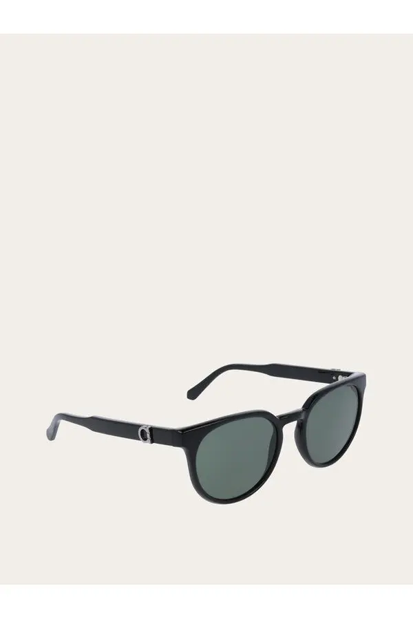 FERRAGAMO Round Frame Sunglasses