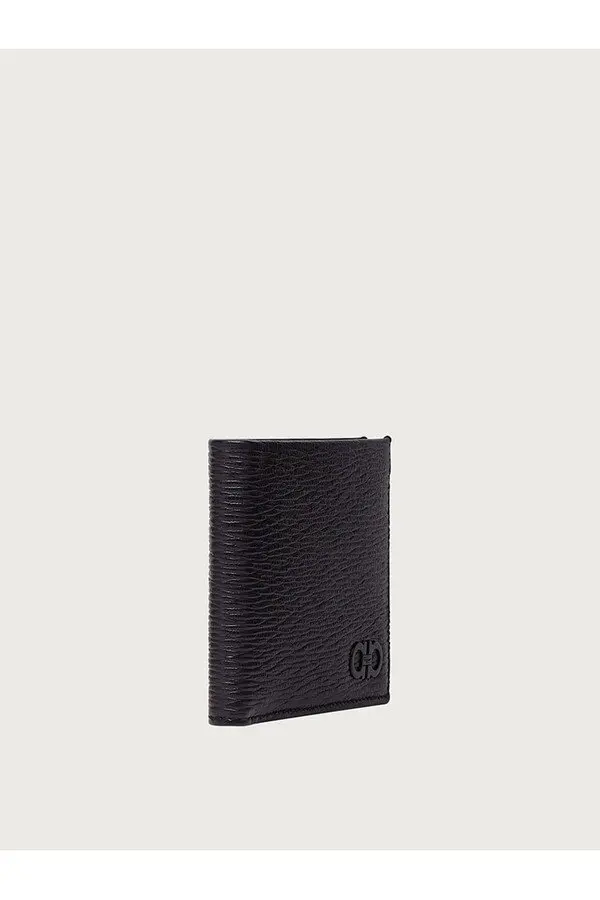 FERRAGAMO Gancini Wallet - Black