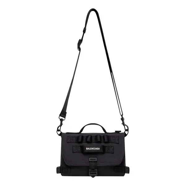 Balenciaga Army Messenger Bag - Black