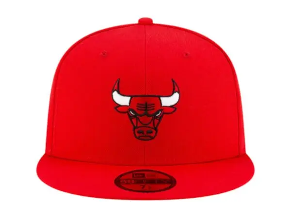 OVO X Nba Chicago Bulls 59fifty Fitted Cap - Red/white