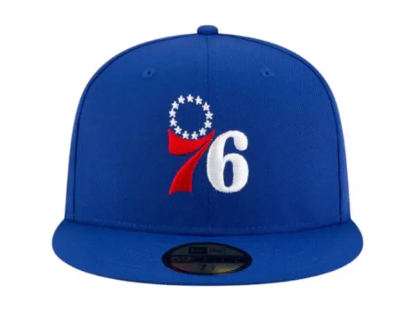 OVO X Nba Philadelphia 76'ers 59fifty Fitted Hat - Blue/white