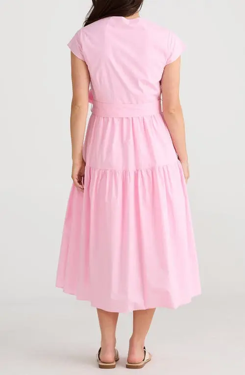 BRAVE+TRUE Posey Wrap Front Cotton Dress