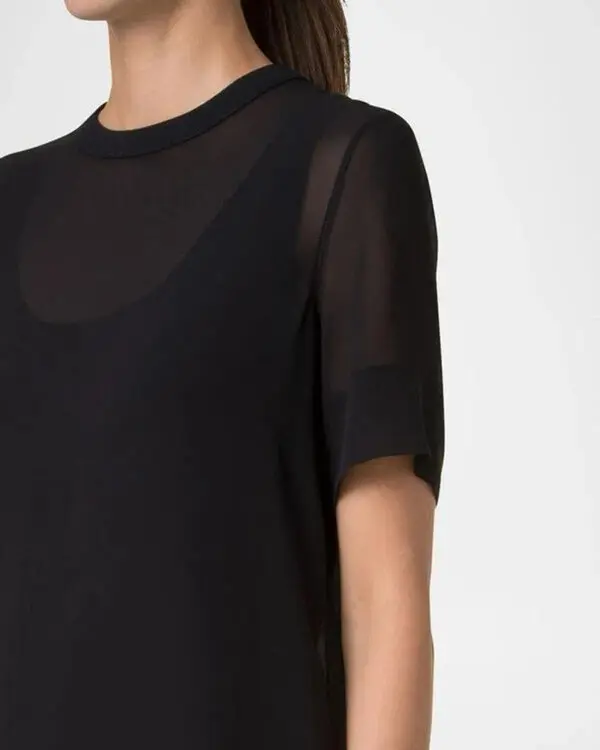 Akris Silk Georgette Tunic Dress