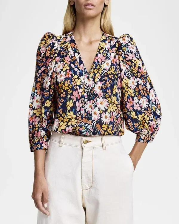 Smythe Frontier Floral Print Blouse