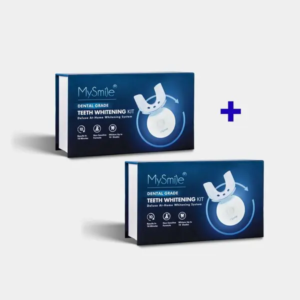 MYSMILE Two Original Teeth Whitening Kits - White