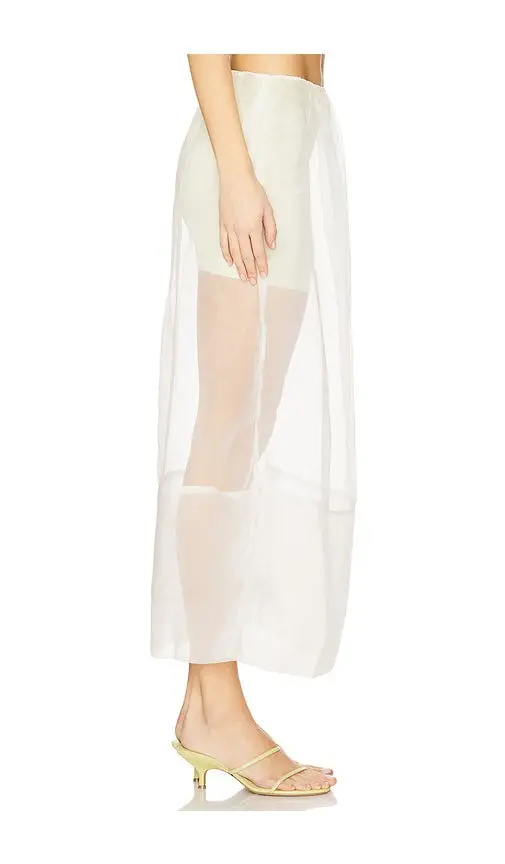 SWF Pencil Sheer Maxi Skirt & Satin Mini