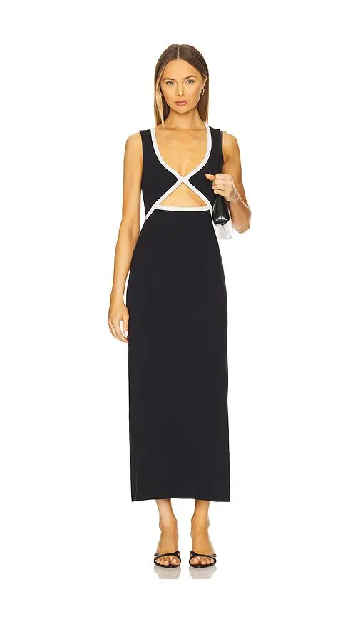 L*Space Ribbed Cut Out Maxi Dress