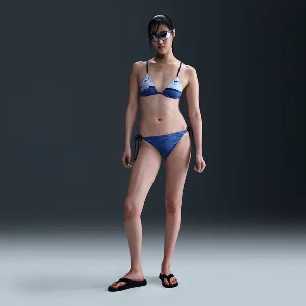 Nike Sailboat Tie-string Bikini Bottom - Multicolor