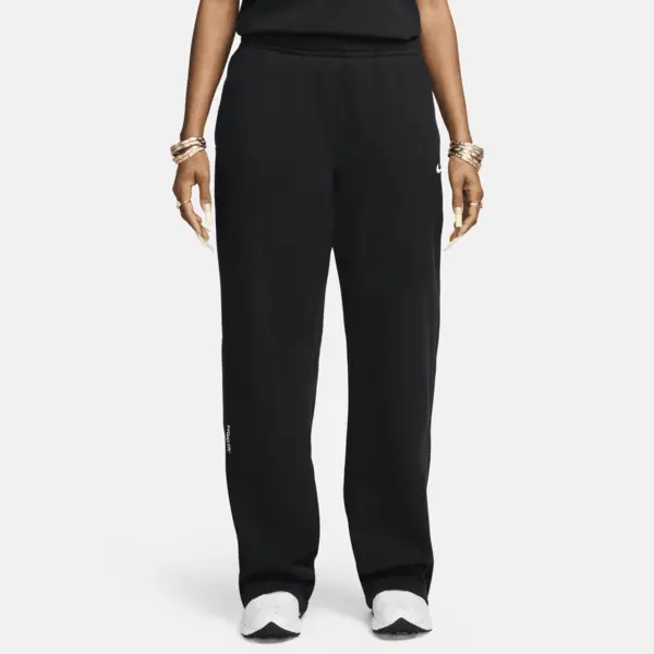 Nike Nocta Nocta Fleece Cs Open-hem Sweatpants - Black