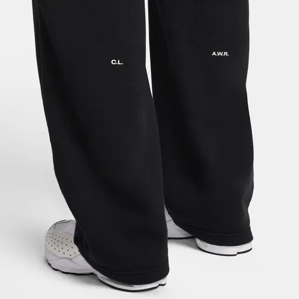 Nike Nocta Nocta Fleece Cs Open-hem Sweatpants - Black