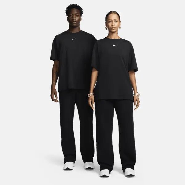 Nike Nocta Nocta Fleece Cs Open-hem Sweatpants - Black
