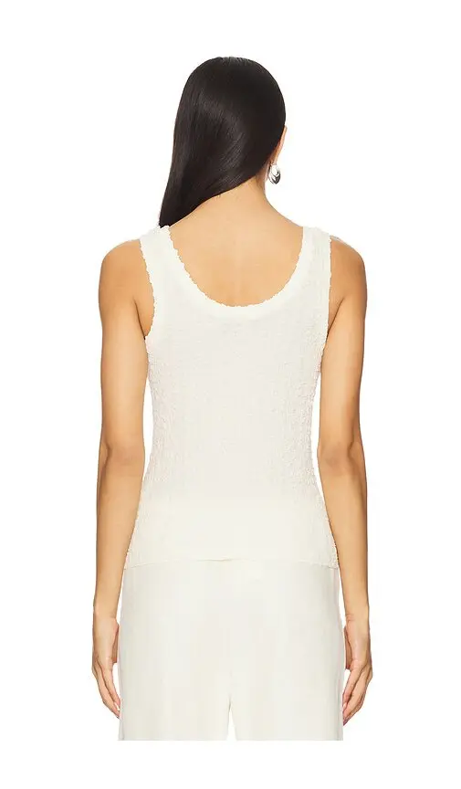 Enza Costa Puckered Tank Top