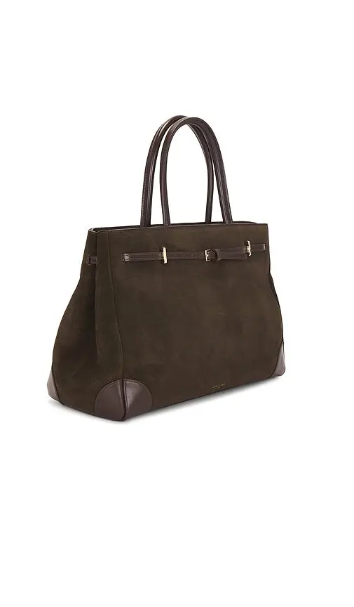 VERAFIED Suede Book Tote Bag