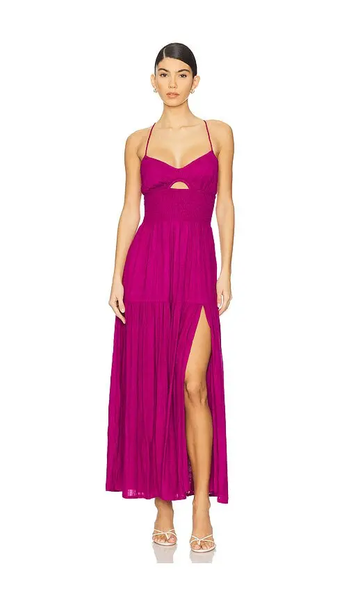 L*Space Calla Dress In Purple - Berry
