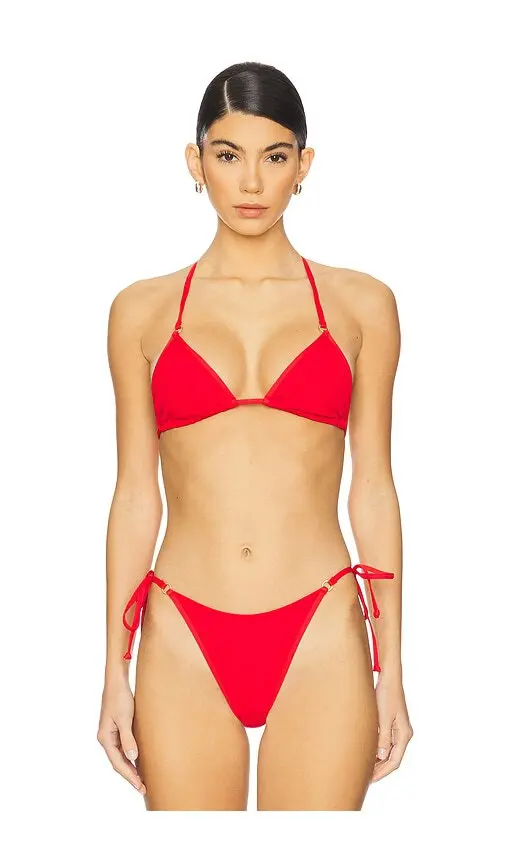 L*Space Banning Bikini Top - Flame