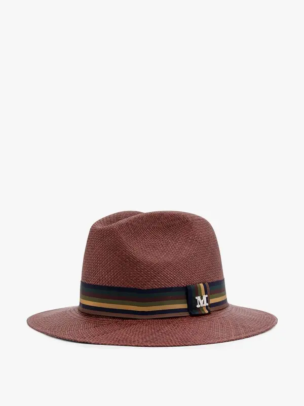 Max Mara Rodesia Rafia Hat - Brown