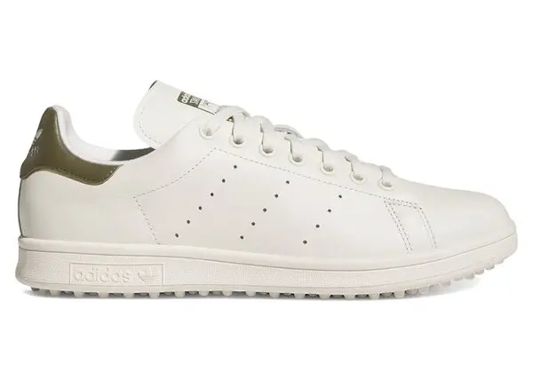 Adidas Stan Smith Spikeless Golf Sneakers - Off White/olive Strata