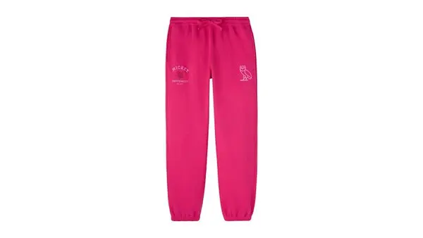 OVO X Disney Valentine's Collegiate Sweatpant - Fuchsia