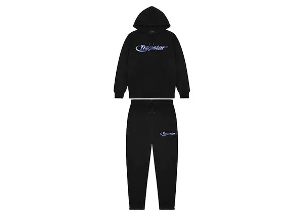 Trapstar Hyperdrive Midnight Chrome Hooded Tracksuit