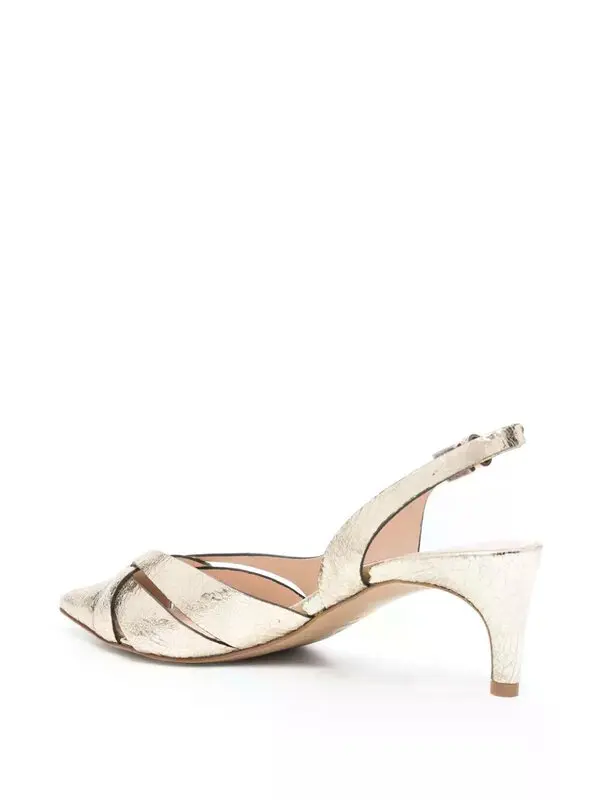 DEL CARLO 50mm Paris Pumps - Gold
