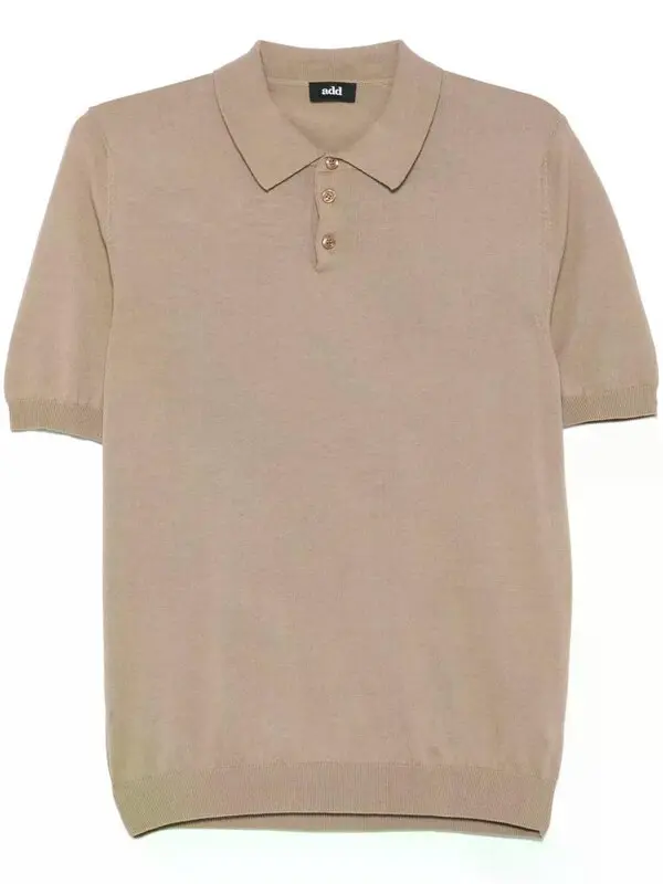 Add Knit Polo Top