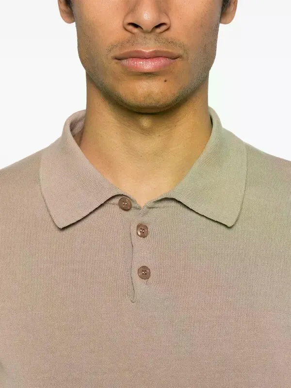 Add Knit Polo Top