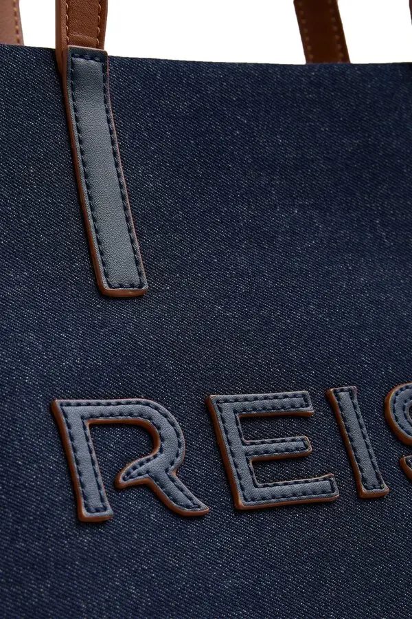 REISS Lola Canvas Logo Tote