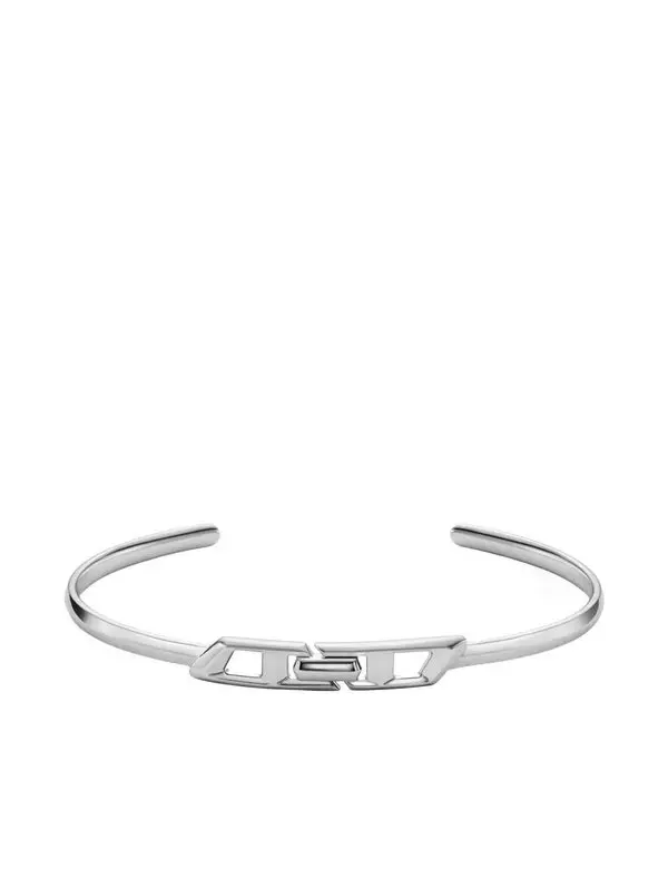 DIESEL® Iconic D Bangle - Silver