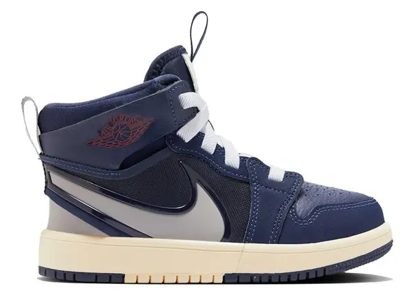 JORDAN 1 Mid Rm Easyon Sneakers - Midnight Navy Blue/varsity Red/muslin