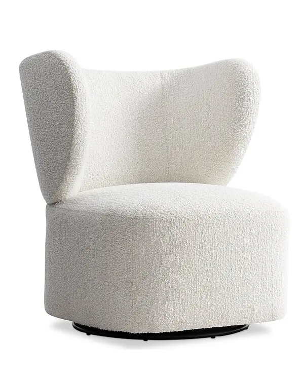 BERNHARDT Lomita Swivel Chair - Cream/-