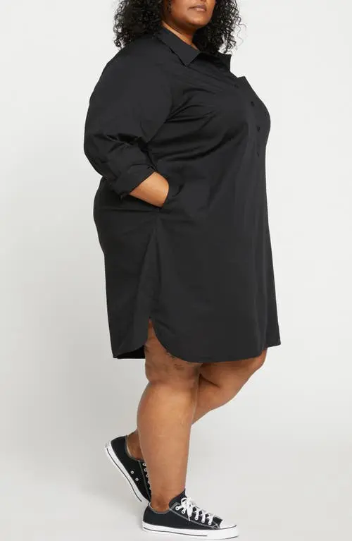 Universal Standard Rubicon Long Sleeve Shirt Dress