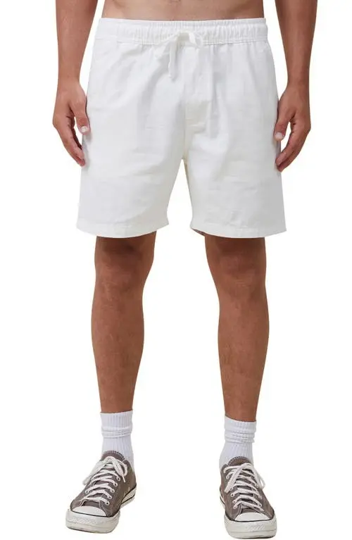 COTTON ON Relaxed Fit Easy Short - White Texture