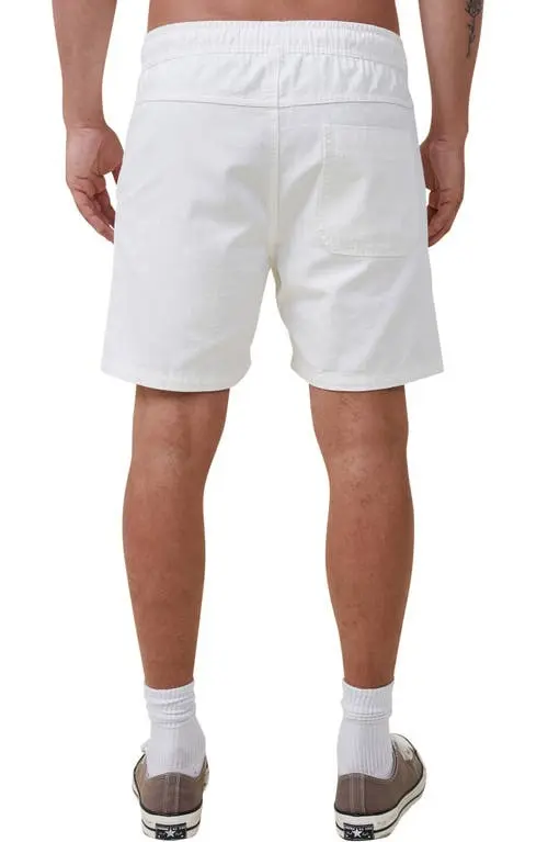 COTTON ON Relaxed Fit Easy Short - White Texture