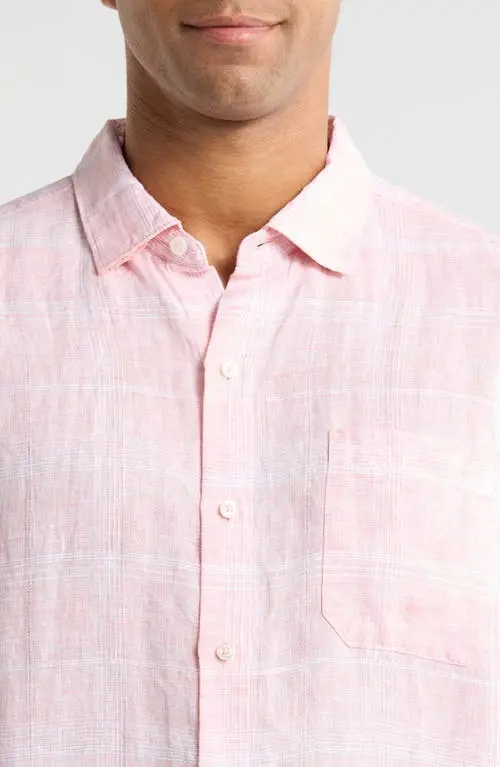 Tommy Bahama Paradiso Plaid Button-up Shirt - Passion Peach