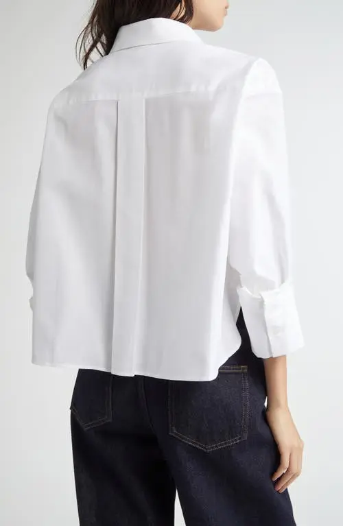 TWP J.d. Crop Button-up Shirt