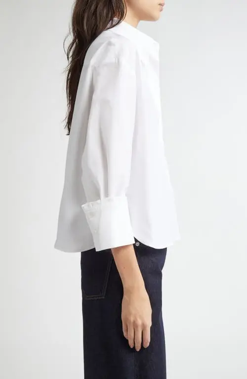TWP J.d. Crop Button-up Shirt