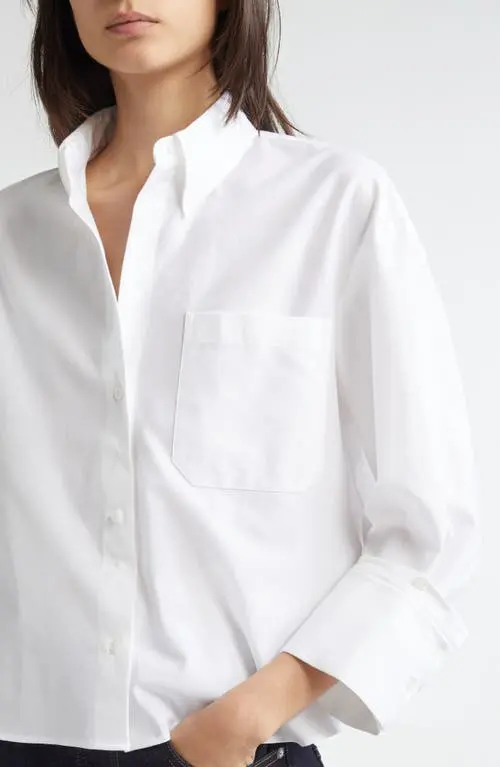 TWP J.d. Crop Button-up Shirt