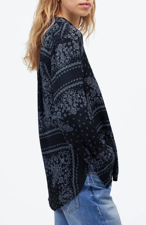 Madewell Bandana Print Relaxed Shirt
