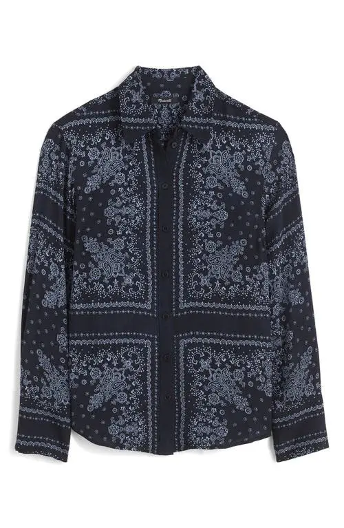 Madewell Bandana Print Relaxed Shirt