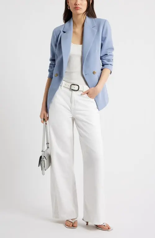 OPEN EDIT Hourglass Blazer - Blue Umbra