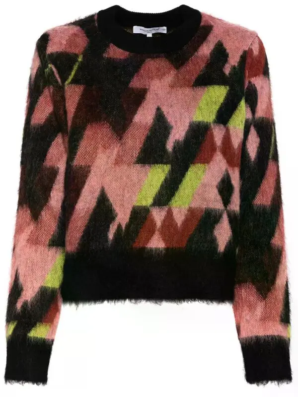 Maison Kitsuné Graphic Jacquard Jumper - Pink