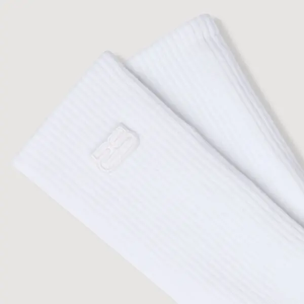Sandro Embroidered Socks - White