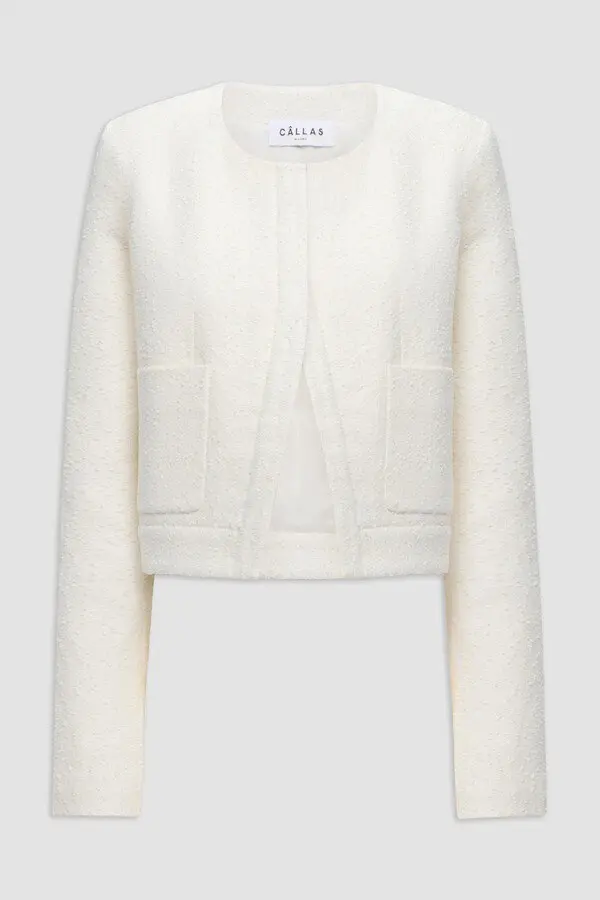 CALLAS MILANO Alba Tweed Cardigan Jacket