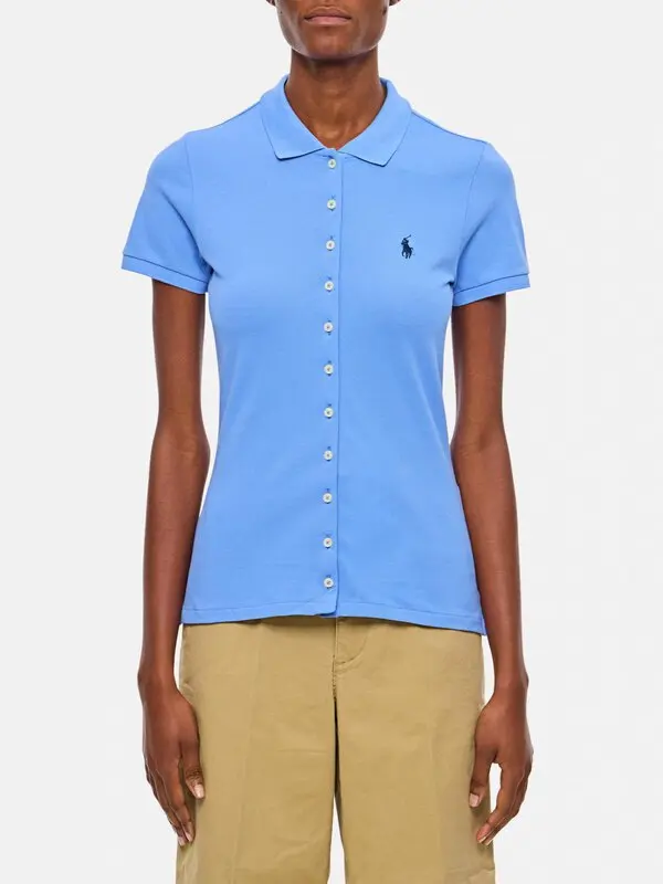 Polo Ralph Lauren Short Sleeve Polo Shirt - Blue 1