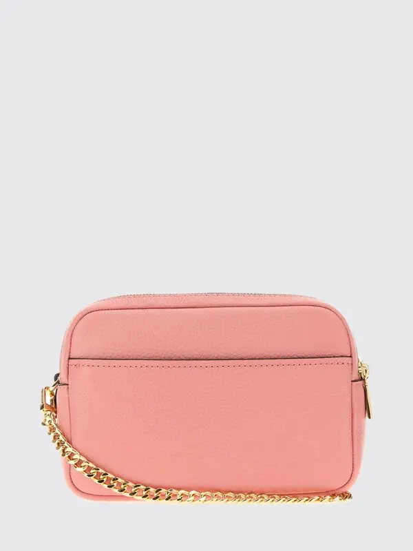 Michael Kors Bryant Pebbled Leather Crossbody Bag With Chain Handle - Pink
