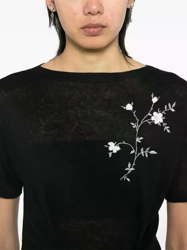 AGNÈS B. Embroidered T-shirt